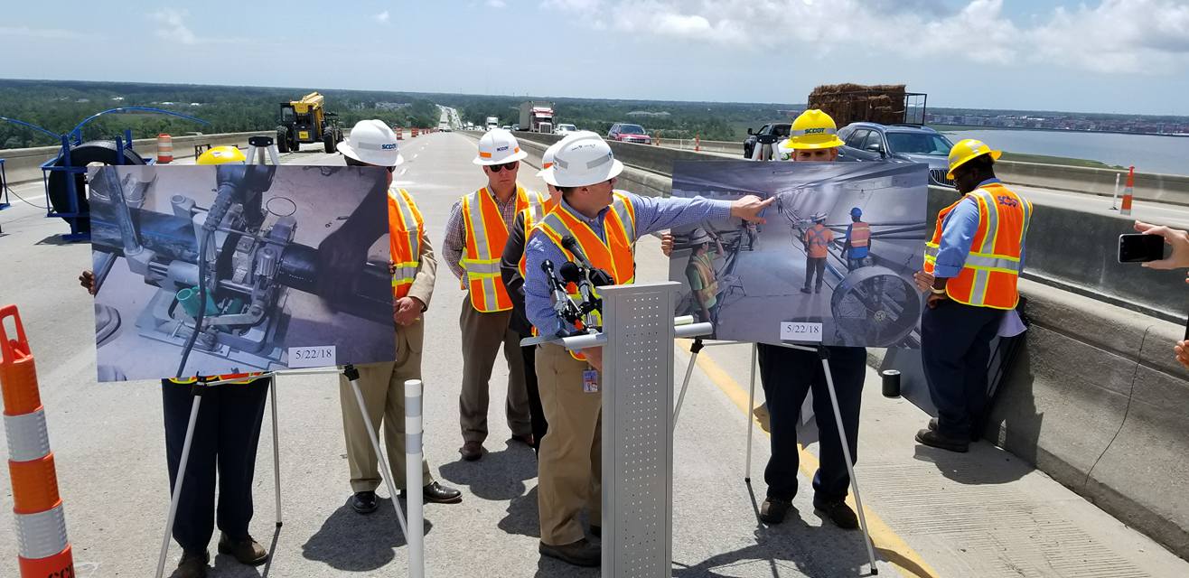 SCDOT May 23, 2018, Update on I-526 Westbound Bridge over the Wando ...