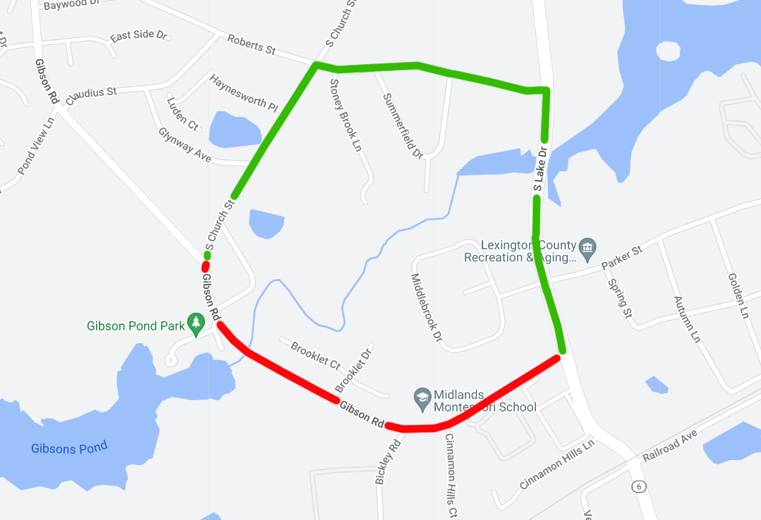 Temporary closure of Gibson Road in Lexington County - SCDOT Press