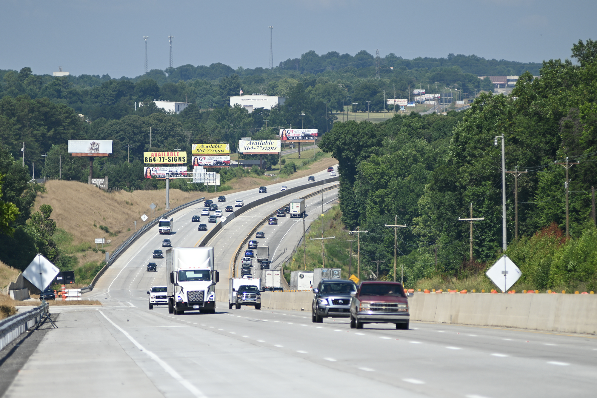 SCDOT opens lane on I-85 Northbound in Cherokee County - SCDOT Press