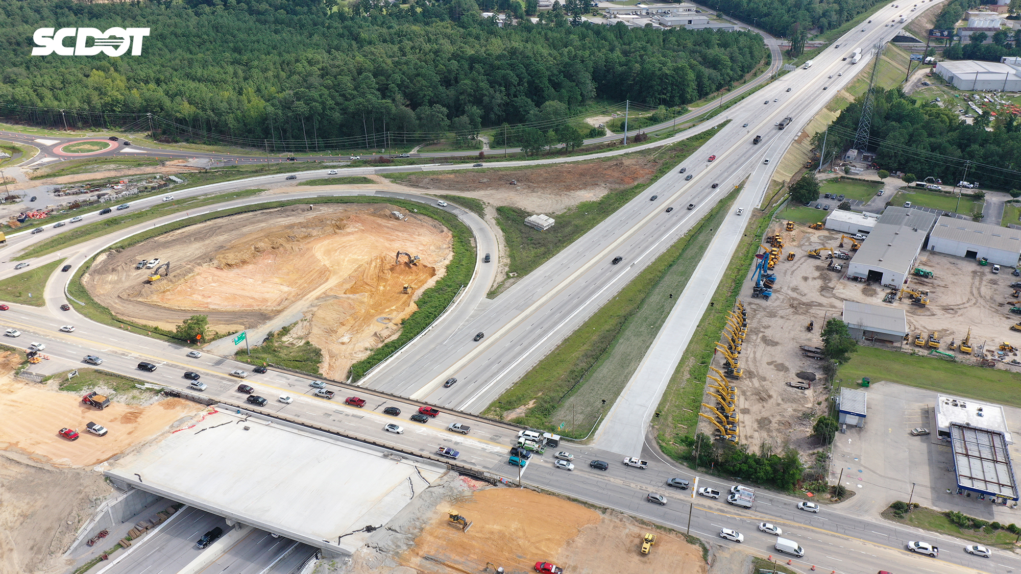SCDOT opens new westbound ramp onto Interstate 20 at U.S. 1 - SCDOT Press